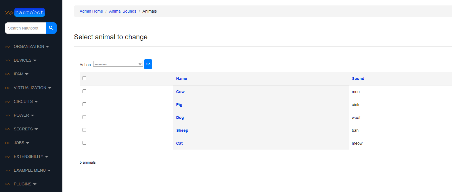 Django Admin - Nautobot Documentation