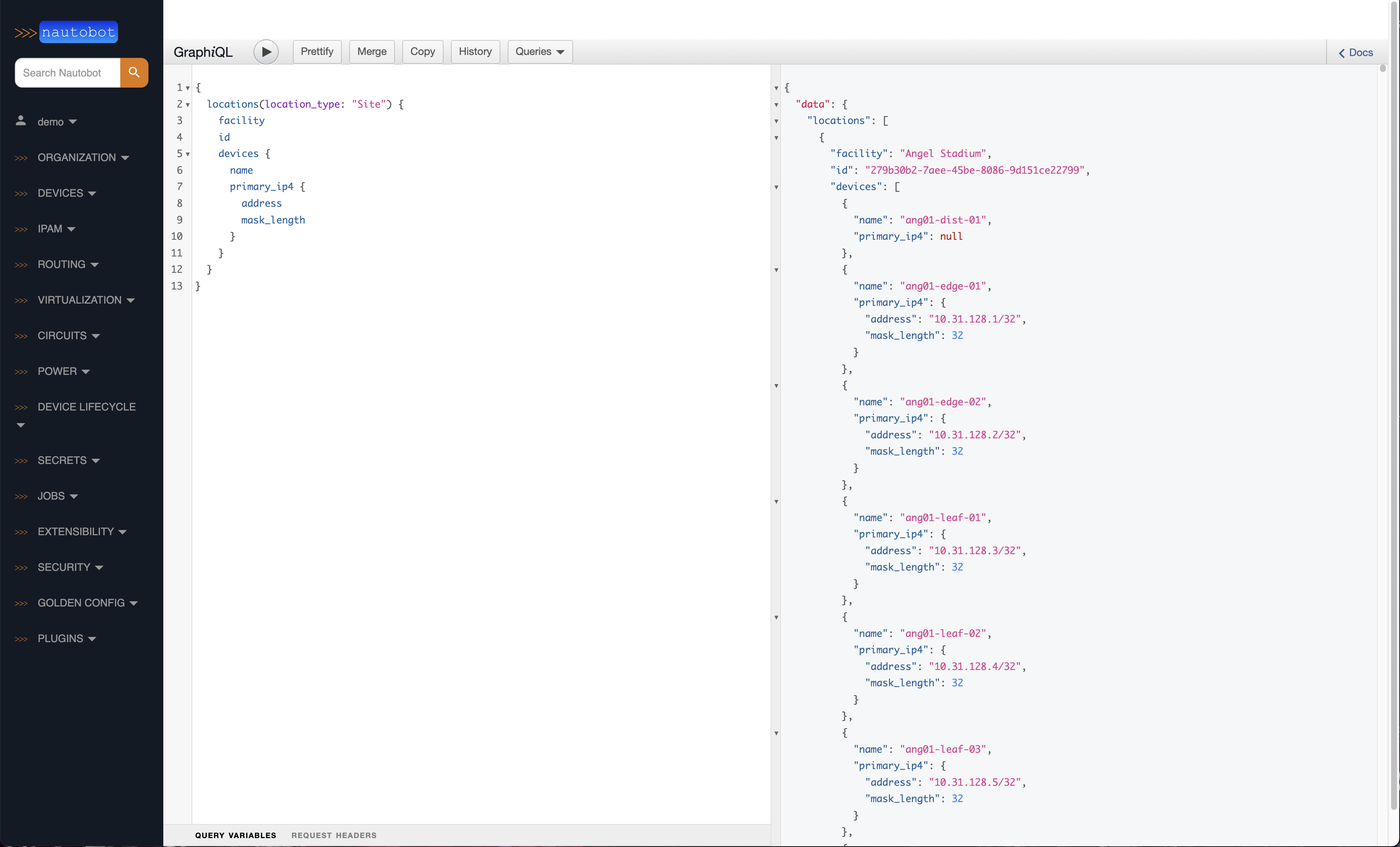 Nautobot Documentation