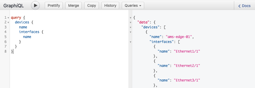 GraphQL - Nautobot Documentation